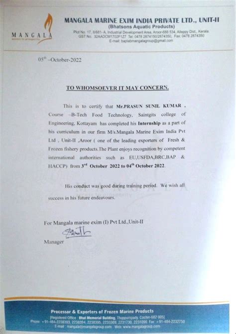 Prasun Sunil Kumar On Linkedin Internship 💫 During My Internship At