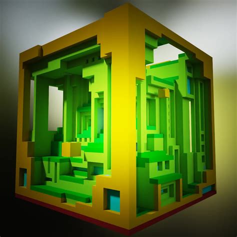 Artstation Voxel Treasure Cube