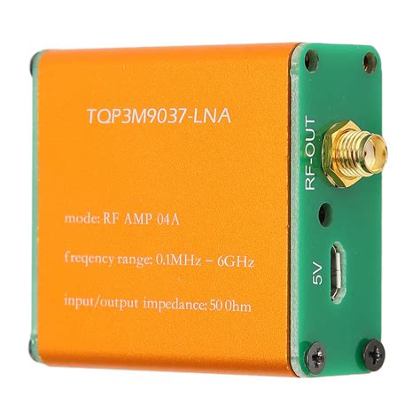 Buy 0 1mhz‑6ghz Low Noise Amplifier 20db High Gain Lna Amplifier For Shortwave Fm Radio Rf