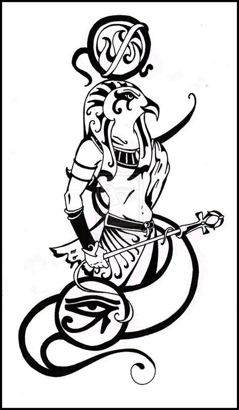 Sun God Ra Tattoos