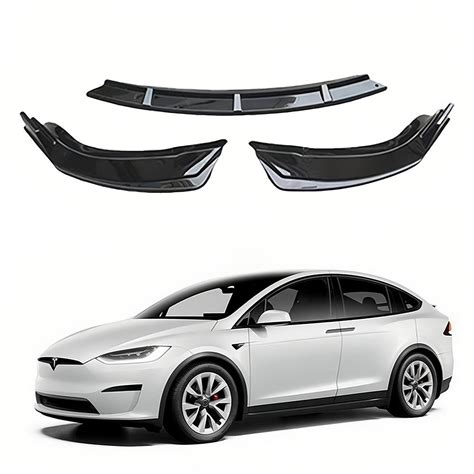 Yeslak Aero Front Lip Spoiler For Tesla Model X 2021 2025 Streaml
