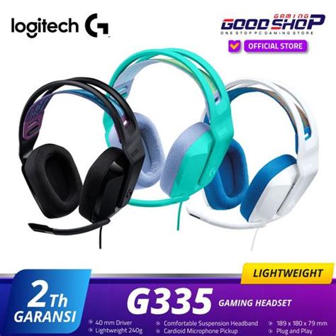 Promo Logitech G335 G 335 Wired Gaming Headset Cicil 0 3x