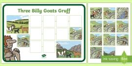The Three Billy Goats Gruff Storyboard Template Storyboard