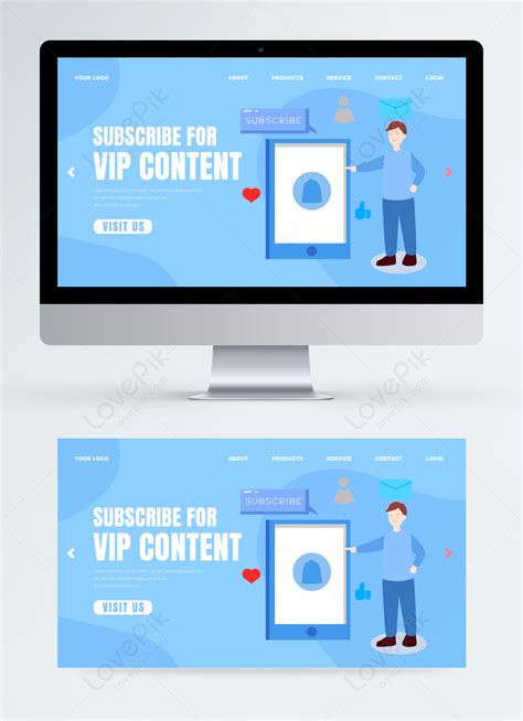 구독과 같은 휴대폰 네트워크 데이터 Sns 플랫폼은 웹 페이지 Ui 배너를 따릅니다 이미지 사진 468919904 무료 다운로드