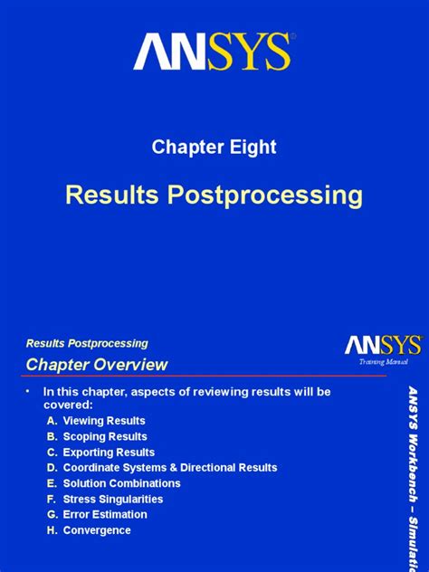 Understanding Post Processing Techniques Viewing Scoping And Interpreting Finite Element