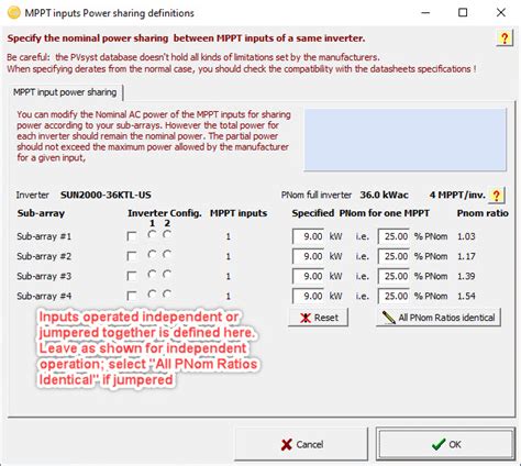 Adding An Inverter With 4 Mppt Simulations Pvsyst Forum
