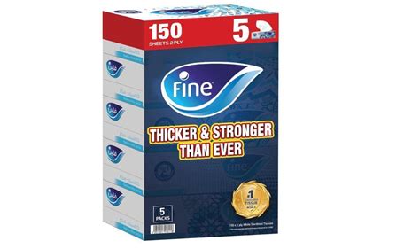 Fine Classic Facial Tissues 2 Ply 200 Sheets