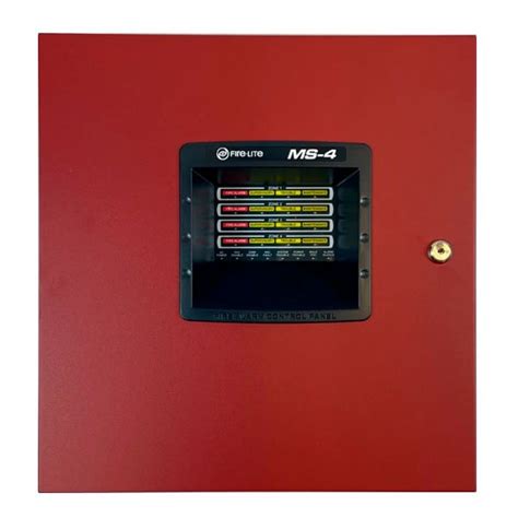 Fire Lite Ms 4 Fire Alarm Control Panel 4 Zone Safety Best