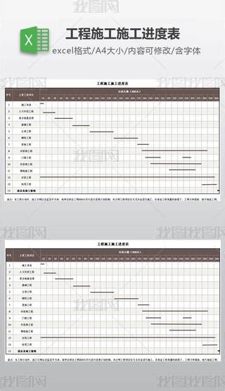 施工周报专题模板 施工周报图片素材下载 我图网