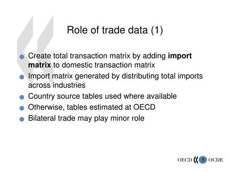 ppt bilateral trade flows and input output analysis powerpoint