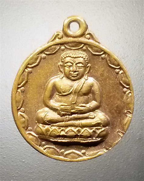 เหรียญพระสังกัจจายน์ วัดพนัญเชิง กรุงเก่า จังหวัดอยุธยา สร้างปี 2535 Antig Thaipick
