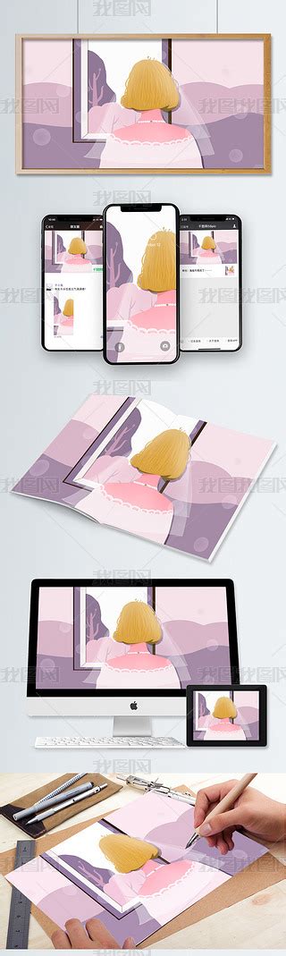 唯美的穿婚纱的背影专题模板 唯美的穿婚纱的背影图片素材下载 我图网