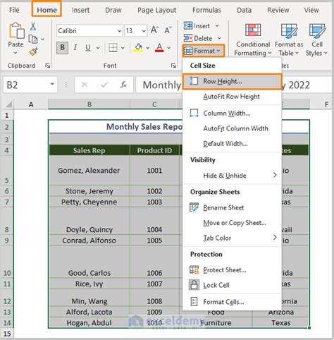 How To Change Restore Default Row Height In Excel ExcelDemy