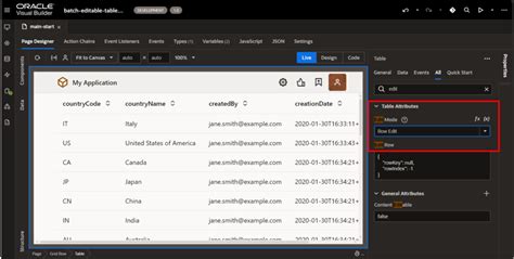 How To Create An Editable Table Using Buffer Data Provider In Vbcs