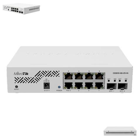 Cloud Smart Switch Mikrotik CSS G S IN Portas Gigabit Portas SFP