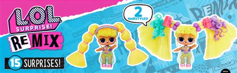 LOL Surprise Remix Hair Flip Dolls – Collectable - 15 Surprises - With ...