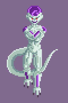 Freeza V4 Pixel Art Art Dragon Ball