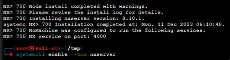 proxmox kali in a linux container lxc