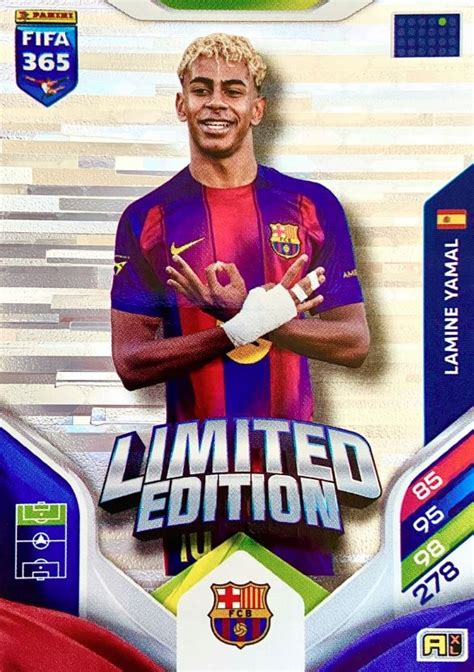 Lamine Yamal Fifa 365 Adrenalyn 2026 Panini Karta Limited