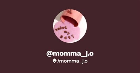 Mommajo Instagram Tiktok Linktree