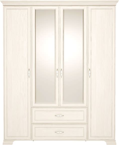 Шкаф для одежды 4 х дверный с зеркалом Венеция №2 цена 51999 руб «ИжМебель купить в Спб