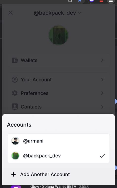 can t exit account switcher in settings · issue 2899 · coral xyz