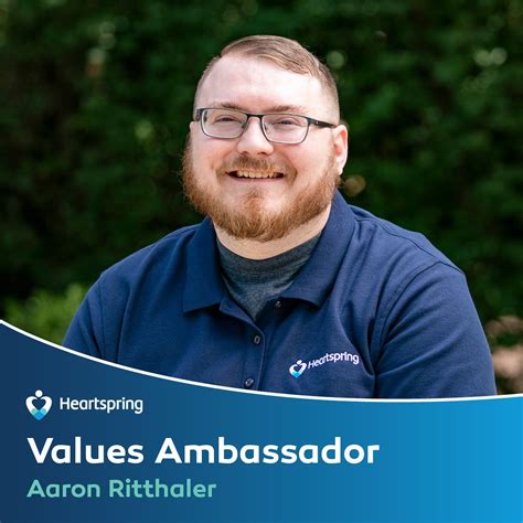 Heartspring This Months Values Ambassador Nomination