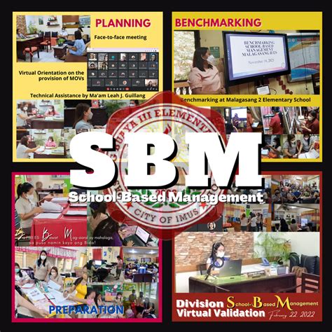 Division School Based Management Sbm Virtual Validation Pasong