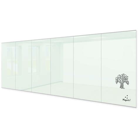 Unity Glass Wall Commercial Series Gloss White 96 X 288