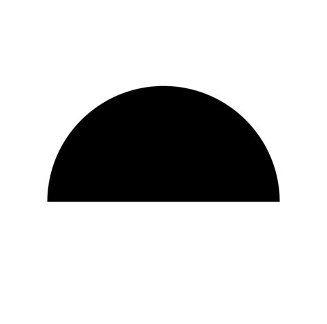 Circle Cut In Half