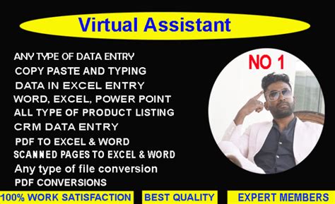 Be Your Virtual Assistant For Data Entry Typing Copy Pasteweb Researchexcel By Kk8980 Fiverr