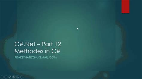 Part 12 Methods In C C Malayalam Tutorial Youtube