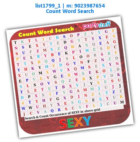 Sexy Theme Designs In Tambola Housie Paper Games