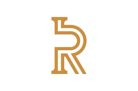 Letter R Monoline Logo Graphic By Gunturj Creative Fabrica