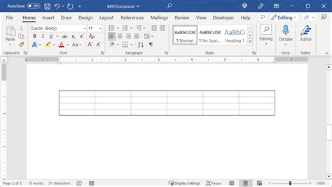 How To Create And Customize Tables In Microsoft Word Make Tech Easier