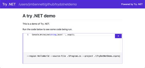 Trying Out Try NET JimBobBennett