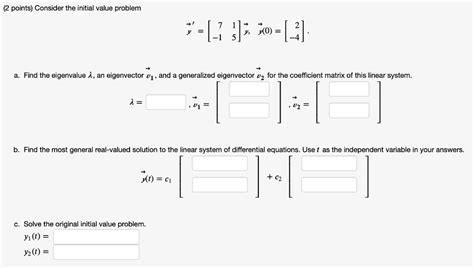 solved points consider the initial value problem [ 1 3j o [2