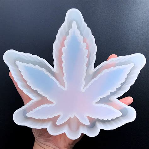 Molds Craft Supplies And Tools Leaf Coaster Mold Silicone Resin Molds