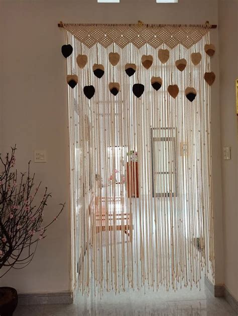Large Macrame Curtain Pattern PDF Video Instruction Etsy Macrame Curtain Macrame Door
