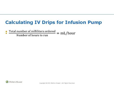 Chapter 6 Calculation Of Basic IV Drip Rates