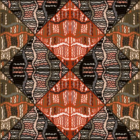 Premium Vector Seamless Abstract Geometric Tribal Mosaic Pattern Textile Rapport