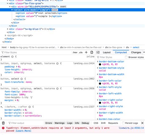 JS Error With Wire Model In Select Issue Livewire Livewire GitHub