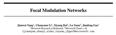 【yolov8改进 Sppf】 Focal Modulation 使用焦点调制模块替代sppf 阿里云开发者社区