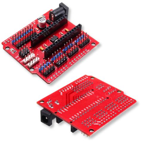 Mikrobot Adapter For Arduino NANO With GPIO Leads With DC Power Connector