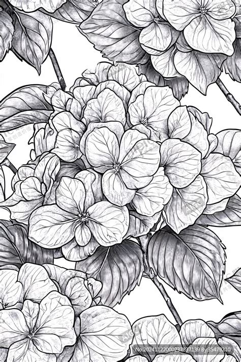 Ai创作图热带植物线描 植物黑白线描画 植物花卉线描 植物黑白画 线描绣球花 手绘芙蓉花 线稿风花卉 热带花枝四方连续图 简约线描花叶 芙蓉花手绘 手绘扶桑花 菩提树花线描插画 黑白花卉图
