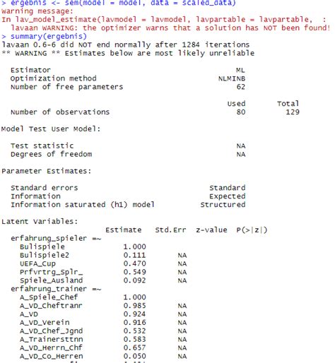 r structural equation model no solution found cross validated
