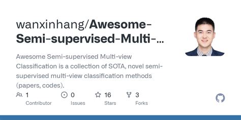 github wanxinhang awesome semi supervised multi view classification