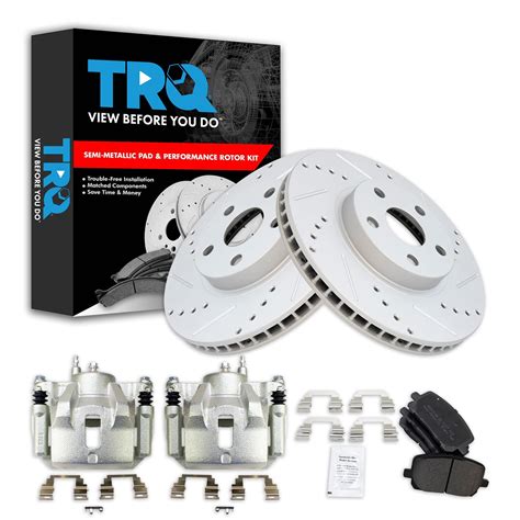 Kit De Pastillas De Freno Y Rotor Trq Front Performance Para Pontiac
