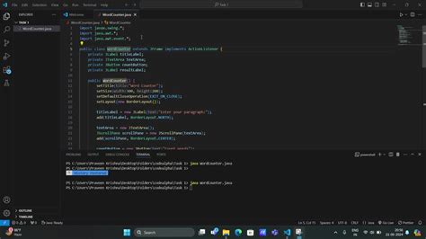 praveen krishna k s on linkedin codealpha intern as java developer task 1 wordcounter