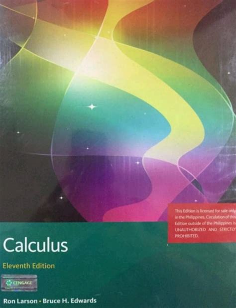 Calculus By Ron Larson 11th Edition Hobbies And Toys Books And Magazines